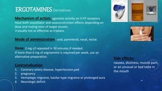 Migrine :pain management. | PPTX
