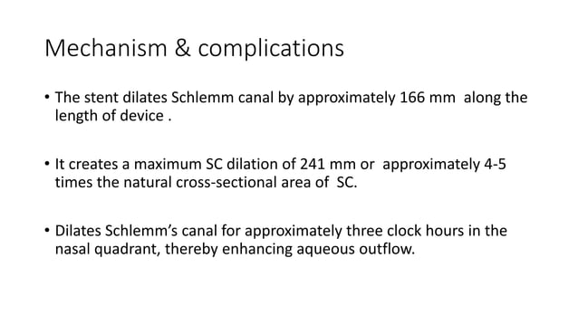 Minimally invasive Glaucoma surgery MIGS | PPTX | Eye and Vision ...