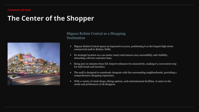 Migsun Rohini Central - High street commercial mall in Sector - 22 ...