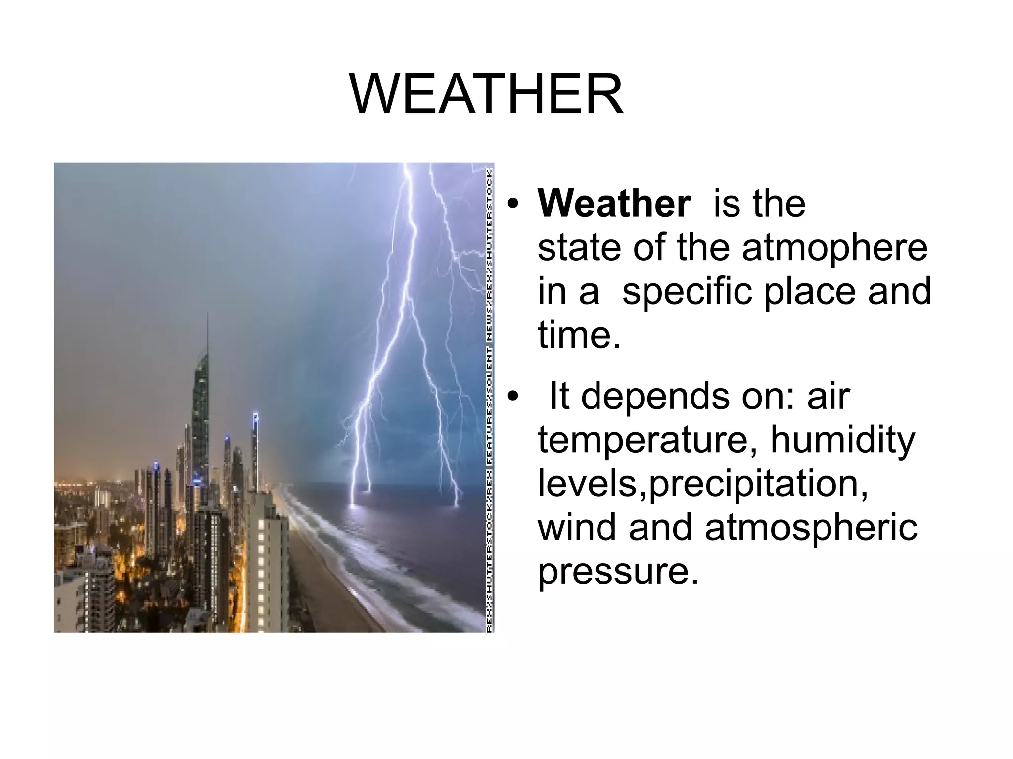 Weather and Climate | PPT