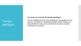 Eras geológicas | PPTX