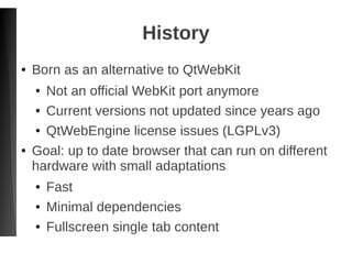 WPE, a New WebKit Port Optimised for Embedded (IBC 2017) | PPT