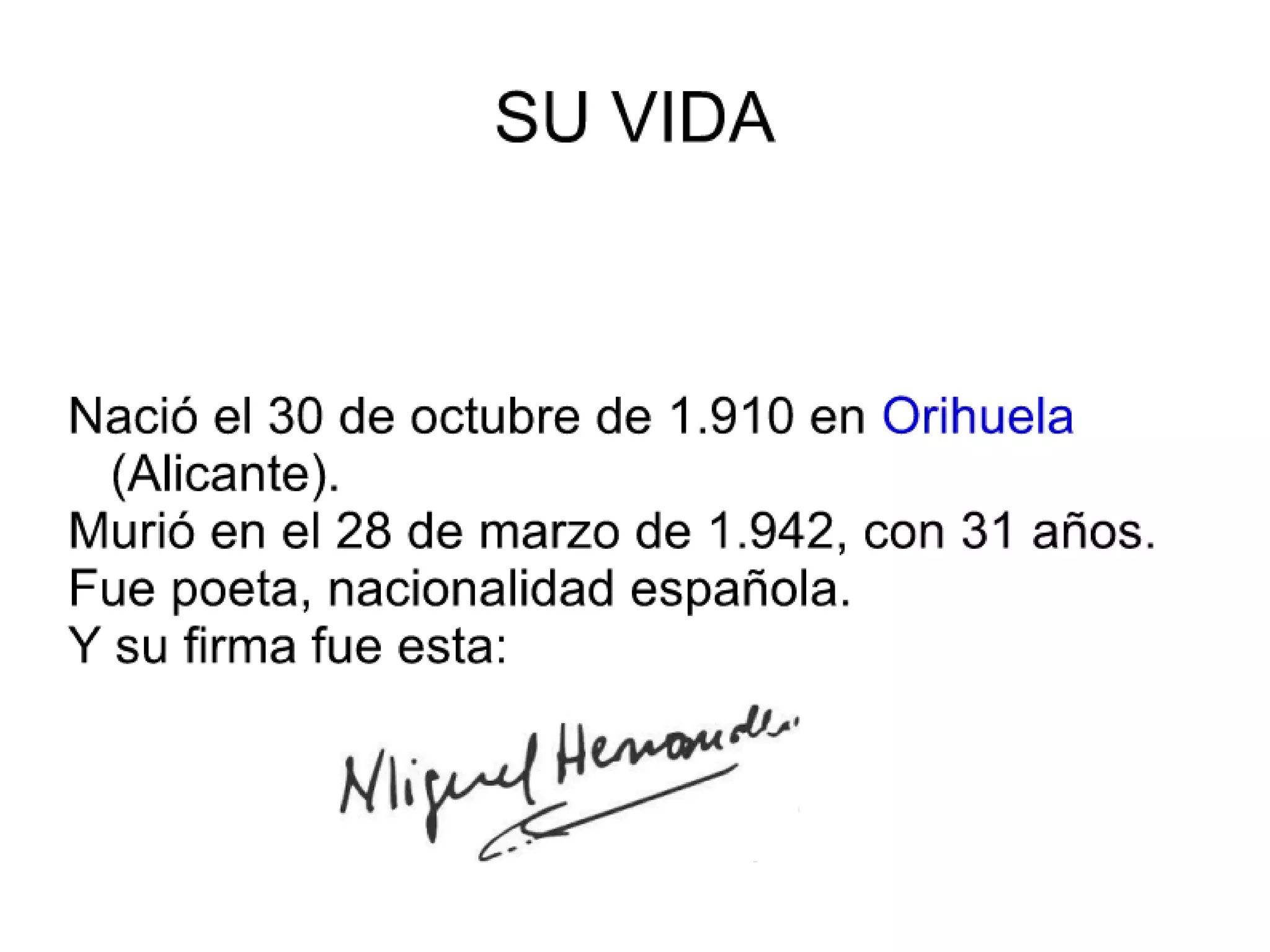 Miguel hernandez | PPT