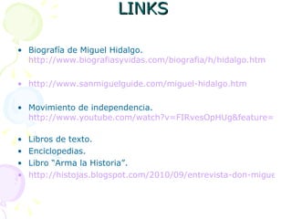 Miguel hidalgo y costilla | PPT
