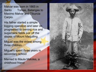 Miguel Malvar | PPT