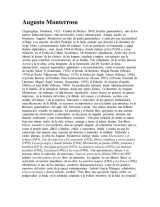 Miguel ángel asturias | DOCX