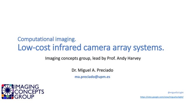 Low-cost infrared camera arrays for enhanced capabilities | PPT