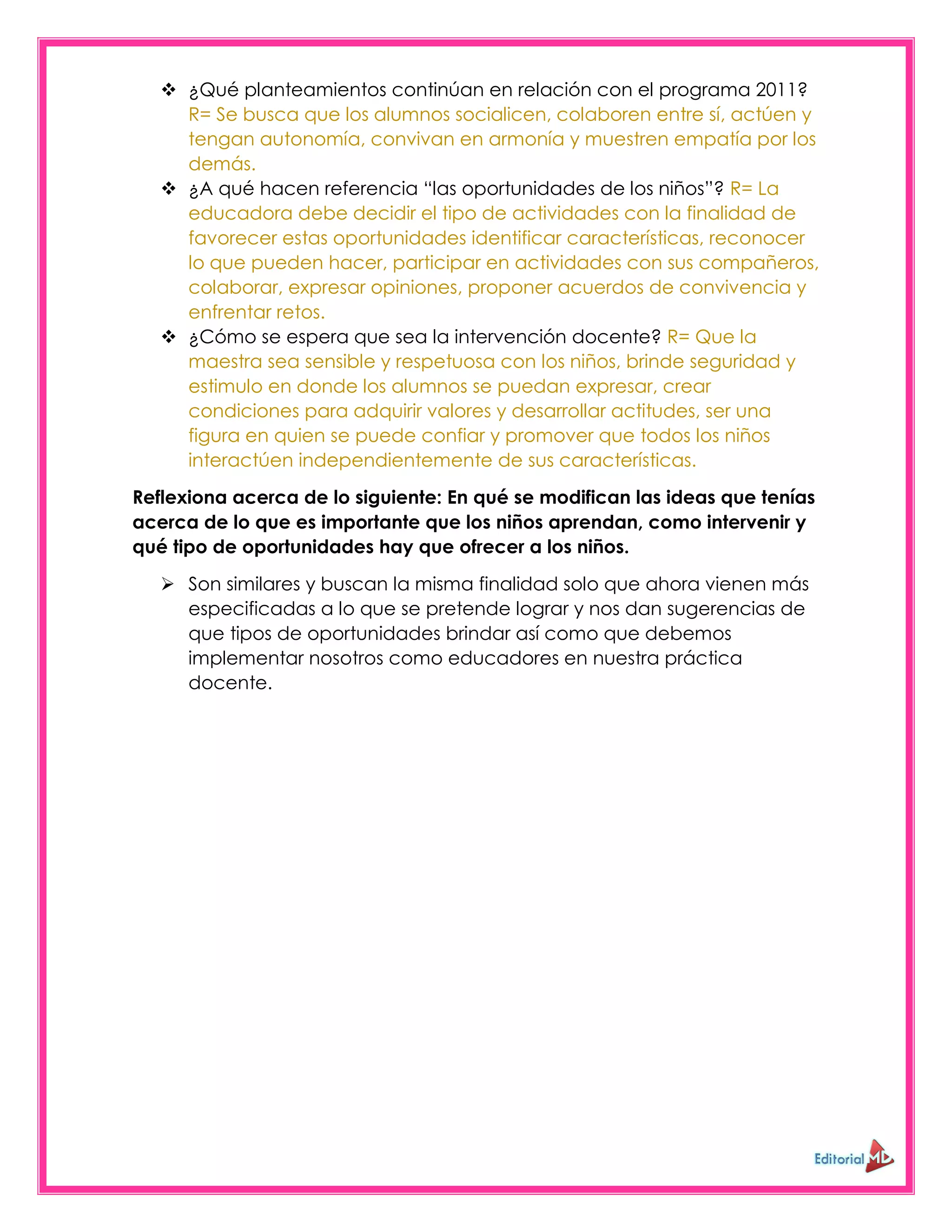 Mi guia para resolver el curso de aprendizajes clave editorial md | PDF