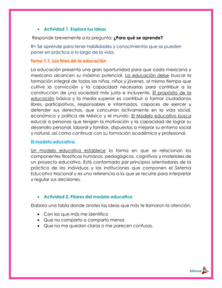 Mi guia para resolver el curso de aprendizajes clave editorial md | PDF