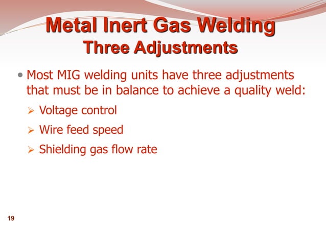 Overview on the MIG Welding processor and features .ppt