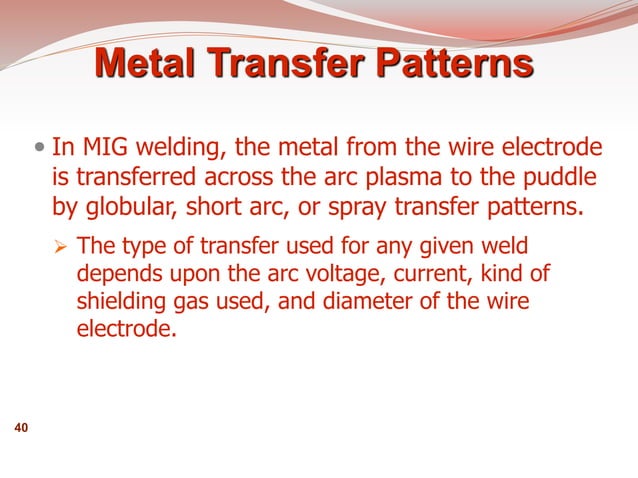 Overview on the MIG Welding processor and features .ppt