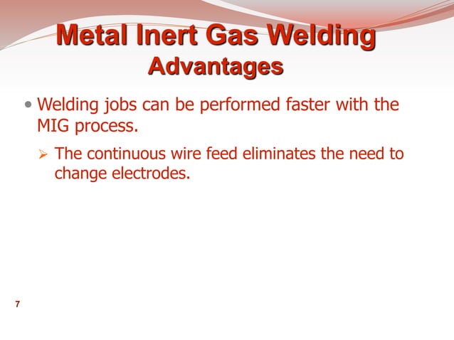 Overview on the MIG Welding processor and features .ppt