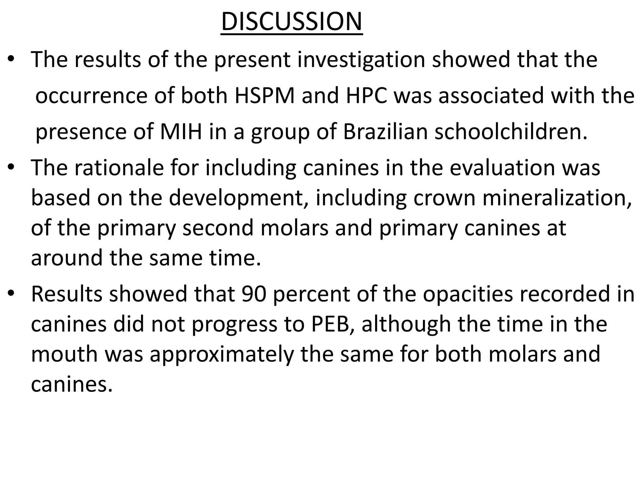 molar incisor hypomineralisation | PPTX