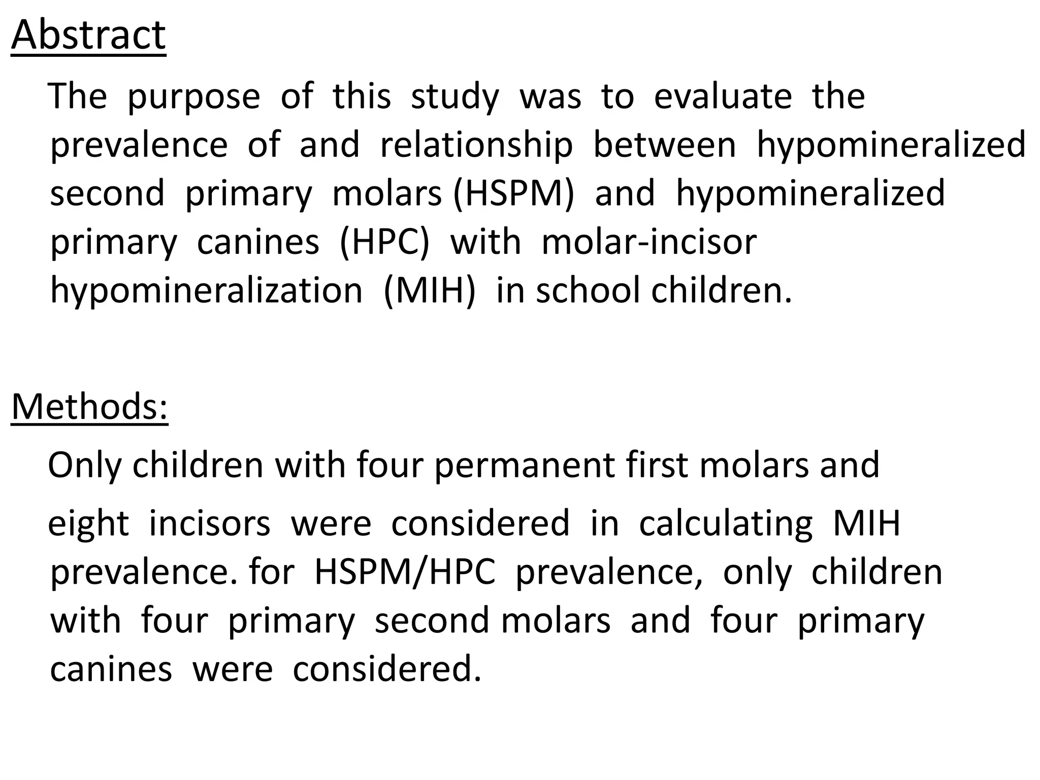 molar incisor hypomineralisation | PPTX