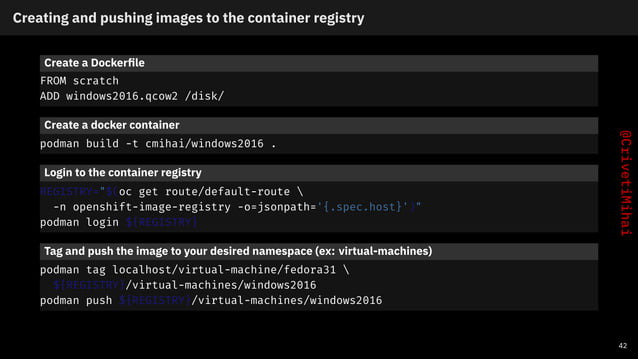 Openshift Virtualization Vm And Os Image Lifecycle Pdf Cloud Computing Internet