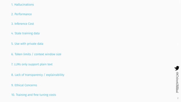 10 Limitations Of Large Language Models And Mitigation Options Pdf