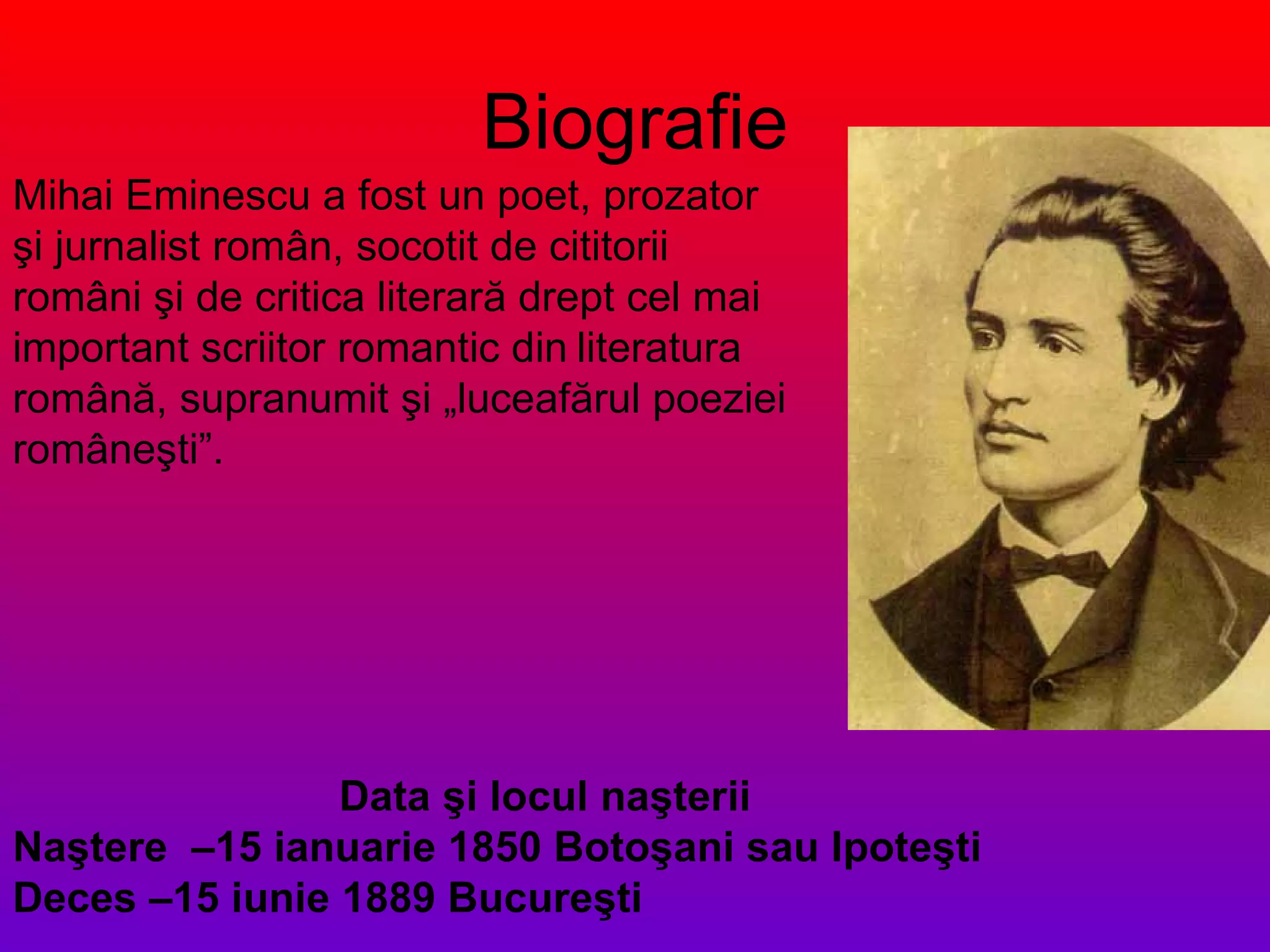 Mihai Eminescu | PPT
