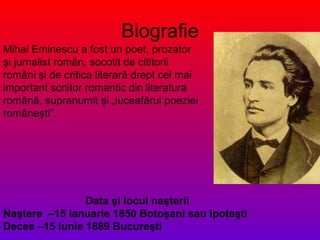 Mihai Eminescu | PPT