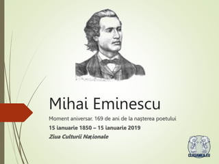 prezentare power point ziua Mihai Eminescu - | PPT