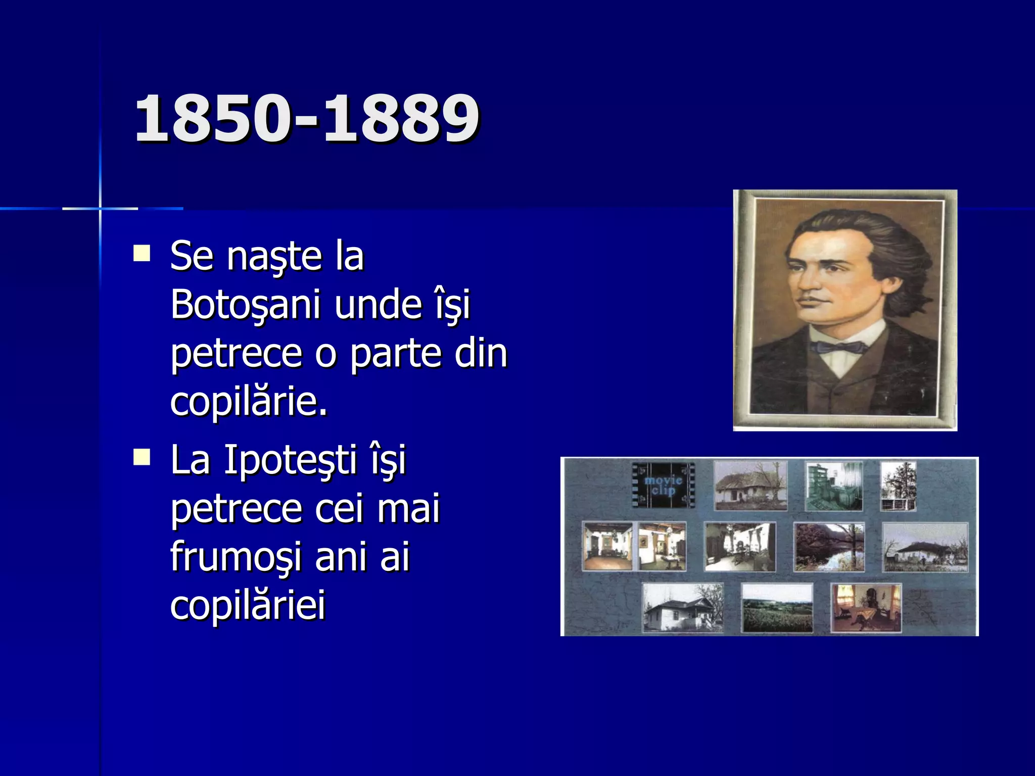Mihai Eminescu - Viata si opera | PPT