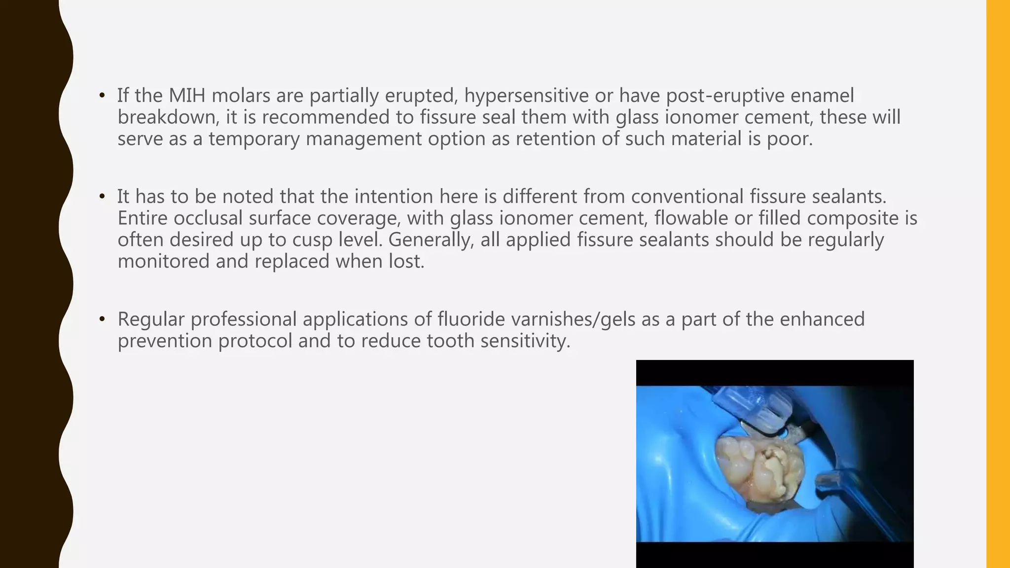 Molar incisor hypomineralisation pedodontics | PPTX