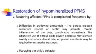 molar incisor hypomineralisation | PPTX