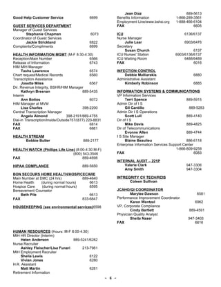 Mih staffdir 112310 | DOC