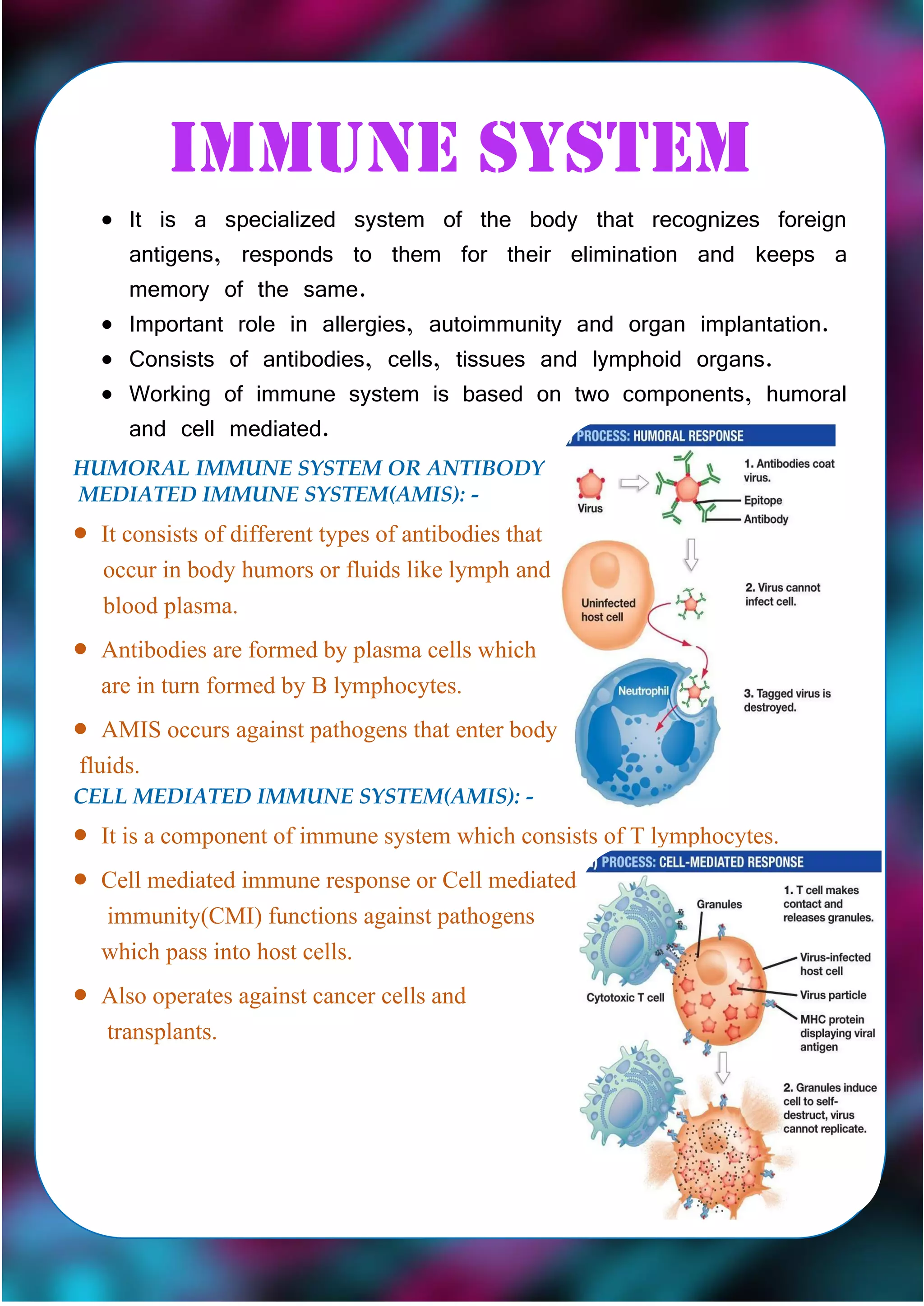 IMMUNITY AND THE IMMUNE SYSTEM | PDF | Infectious Diseases | Diseases and Conditions