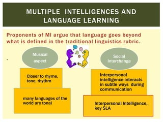 MI in language classroom- Atula Ahuja | PPTX