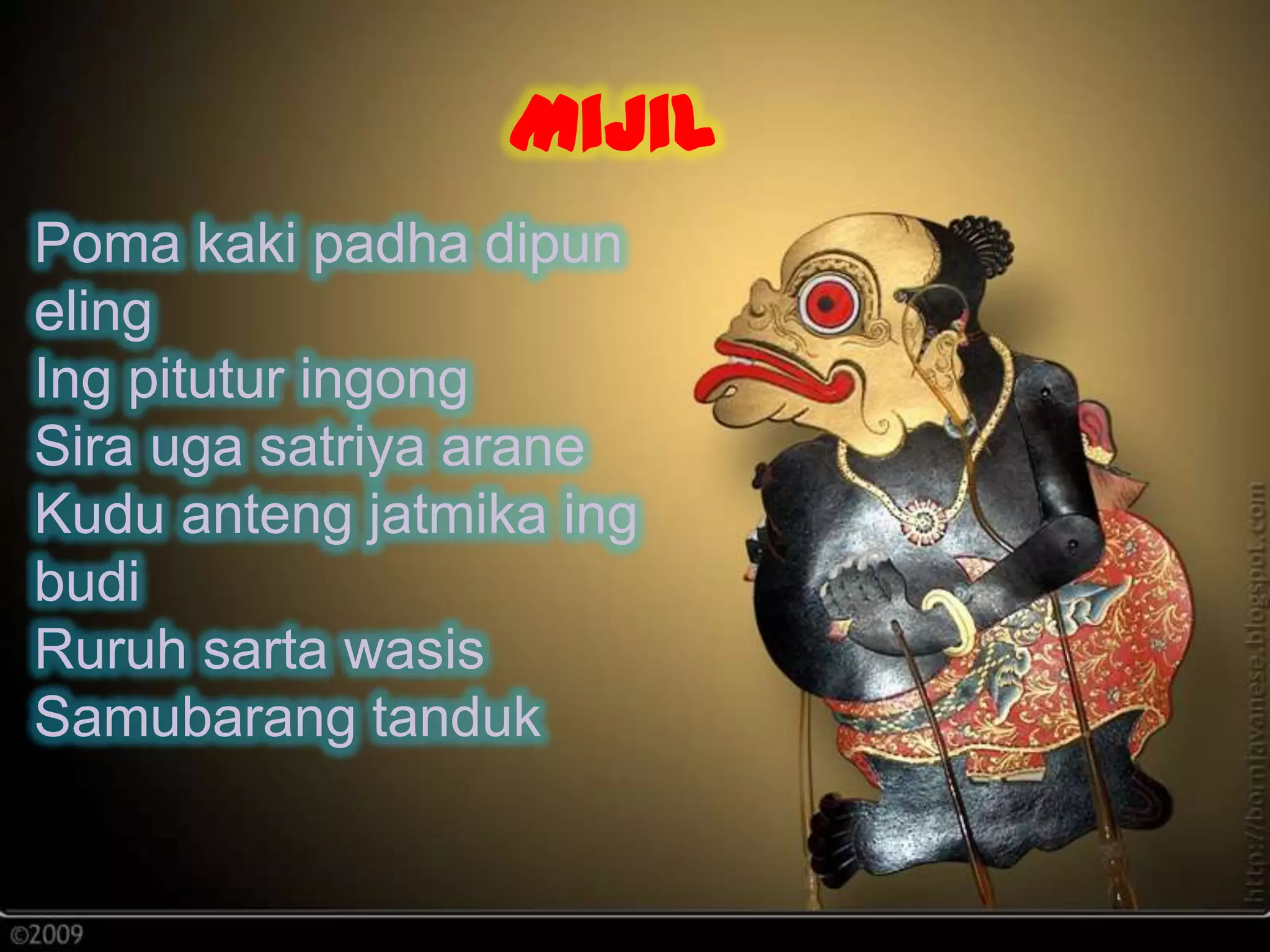 Tembang Mijil | PPT