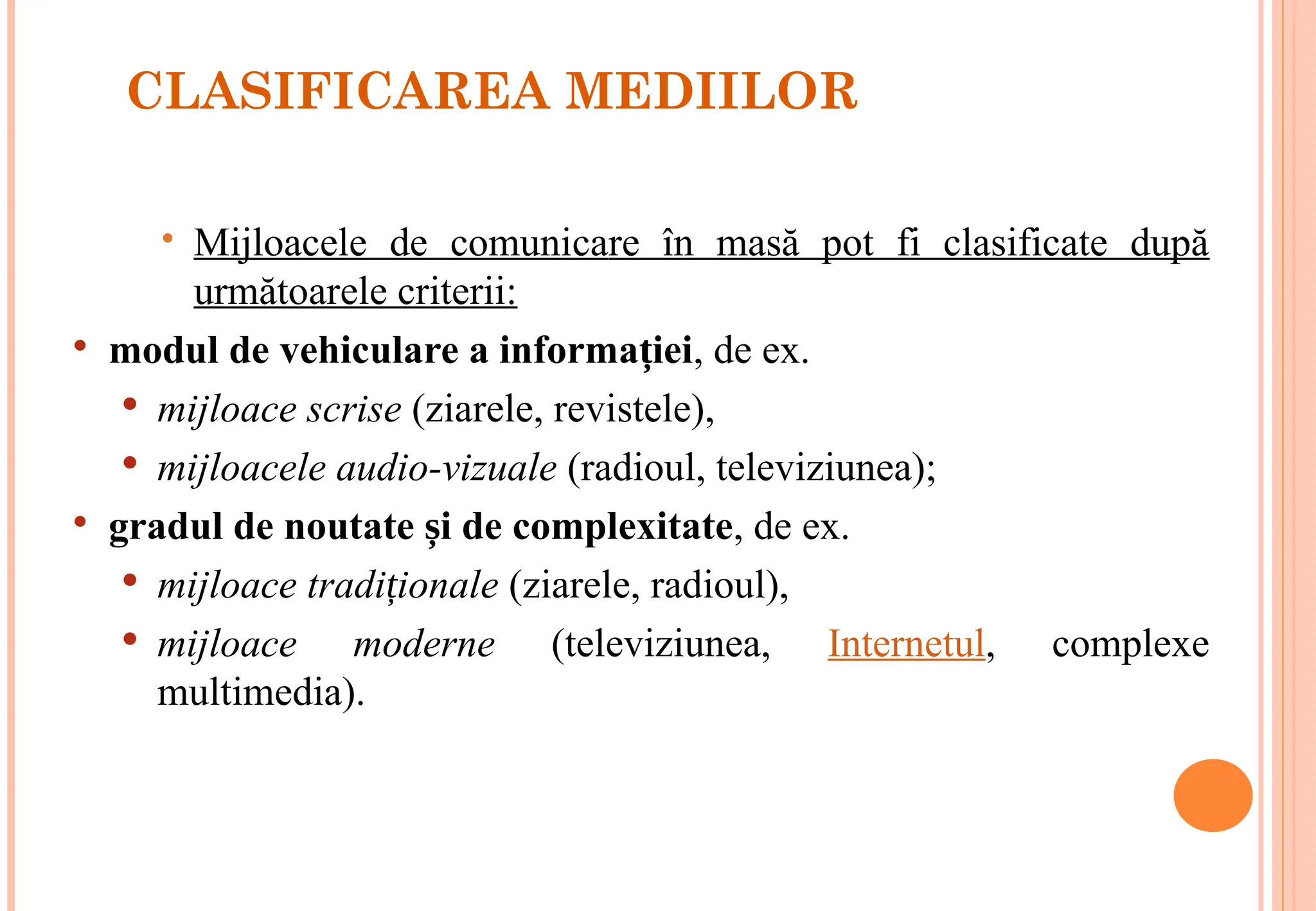 Mijloace de comunicare | PPT