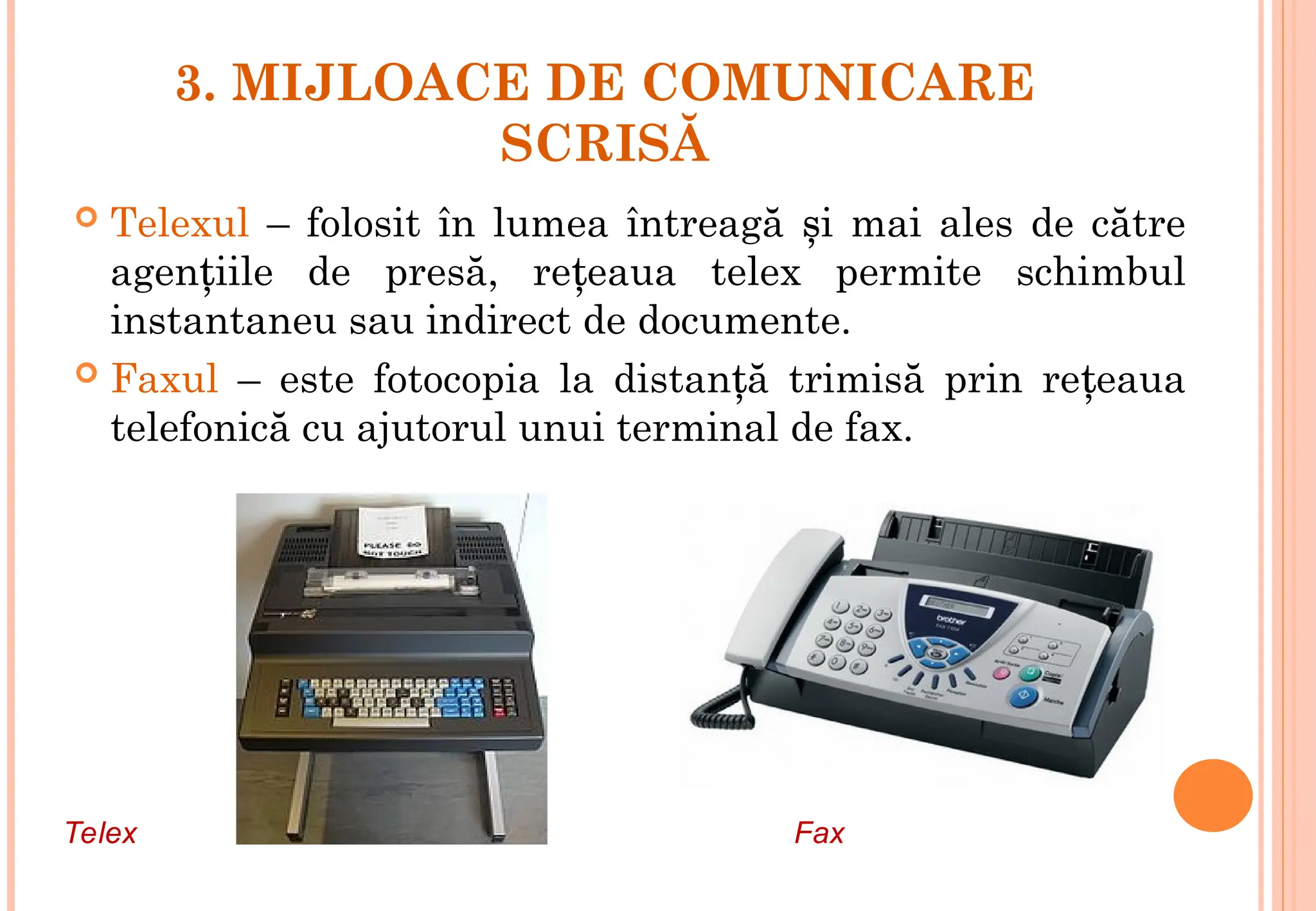 Mijloace de comunicare | PPT