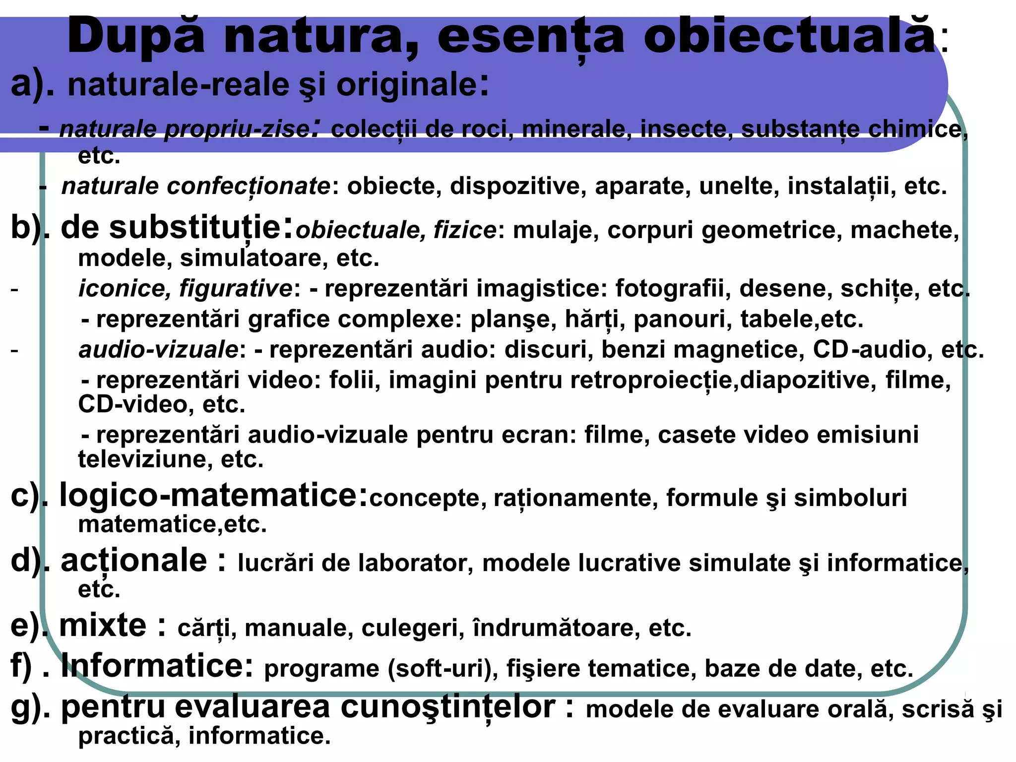 Mijloace de invatamint | PPT