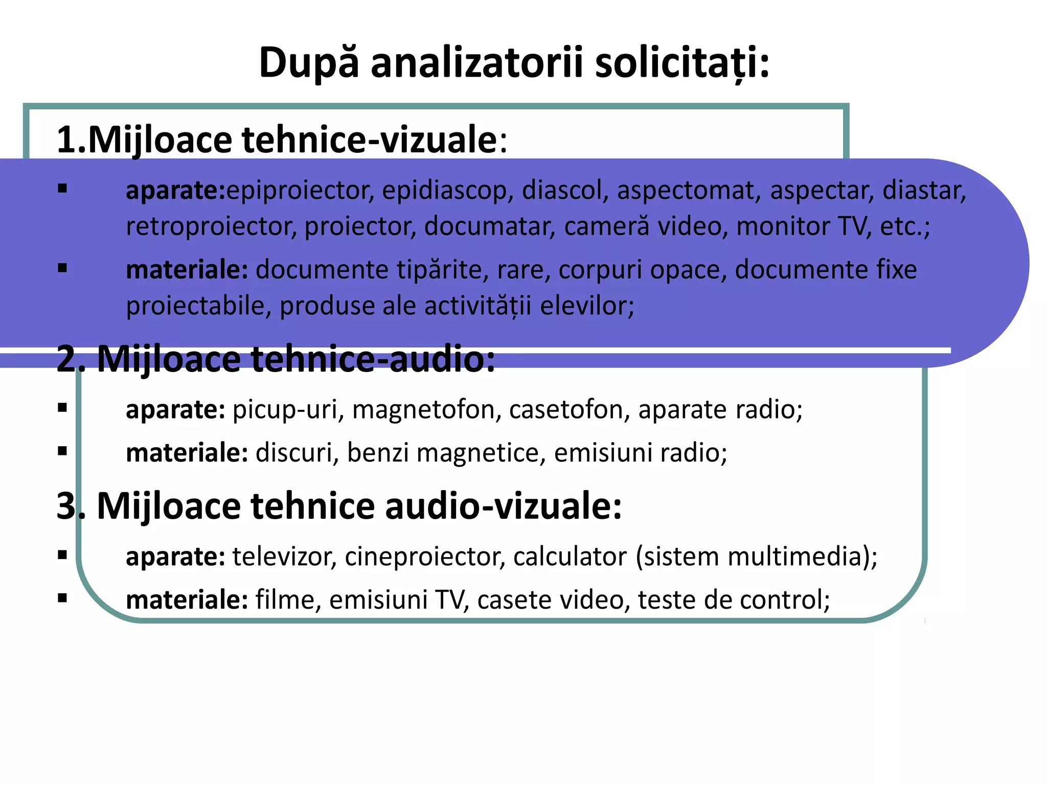 Mijloace de invatamint | PPT
