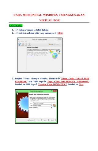 Tutorial Virtual Box | PDF