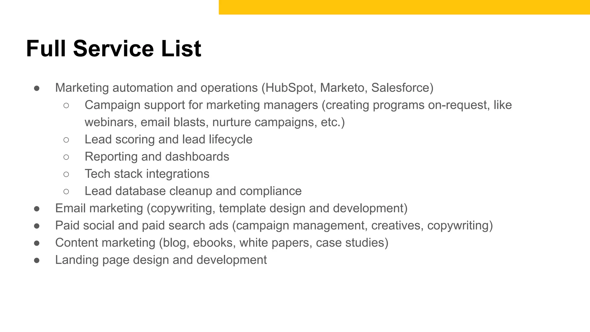 Mikado Capabilities Deck 2021 | PPT