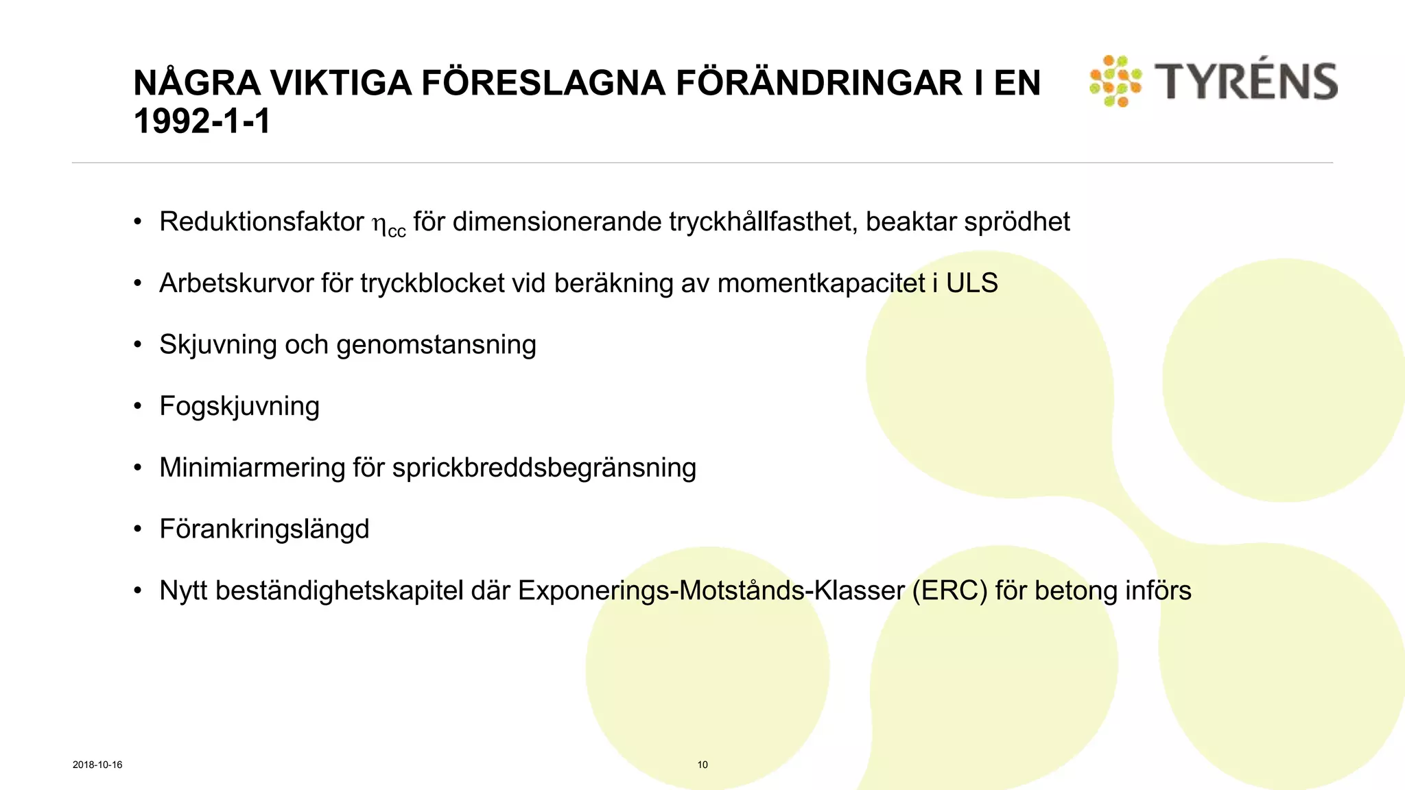 Eurokod 2: Betongkonstruktioner – Mikael Hallgren | PPTX