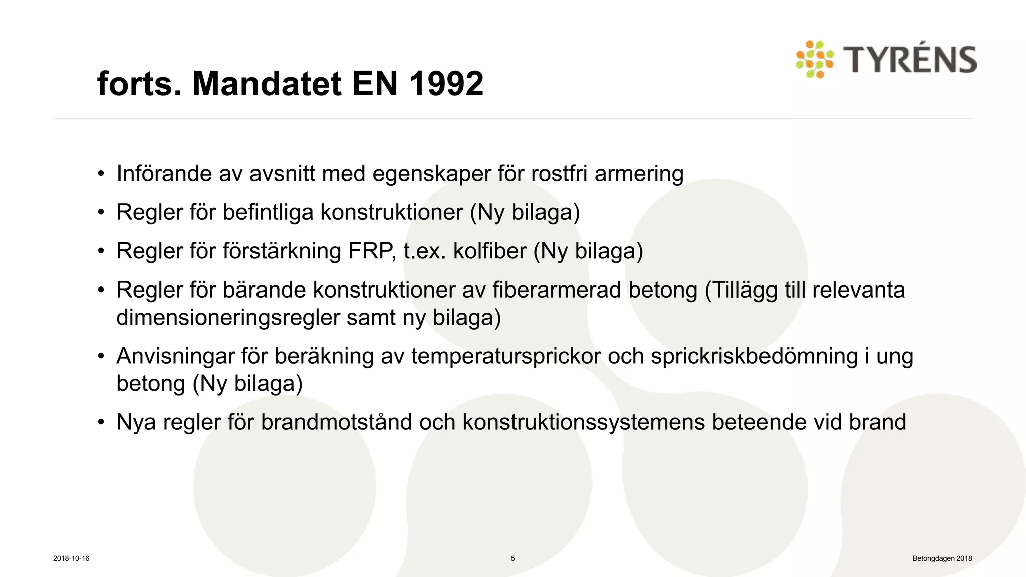 Eurokod 2: Betongkonstruktioner – Mikael Hallgren | PPTX