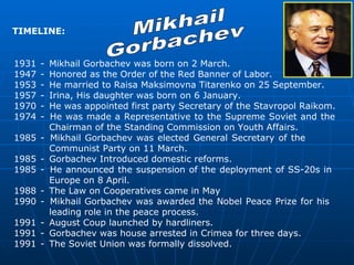 Mikahil Gorhachev | PPT
