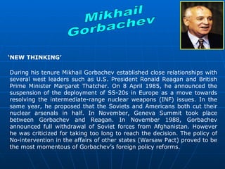 Mikahil Gorhachev | PPT