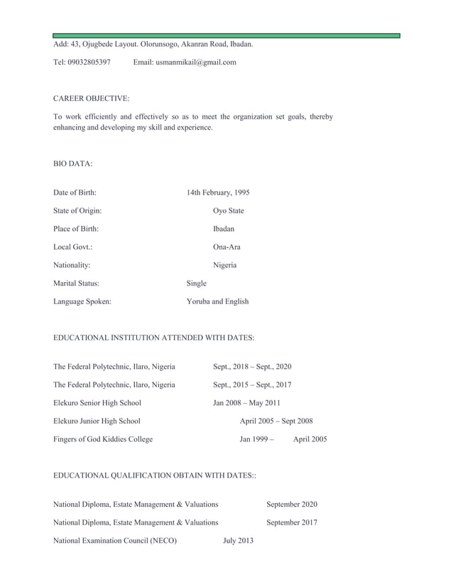 Mikail Usman CV and BAT Cover Letter .docx