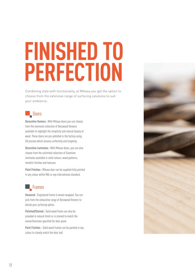 Solid Core Wooden Doors and Frames at Mikasa Doors | PDF