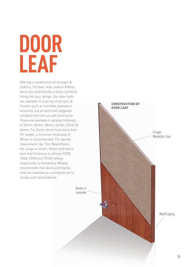 Solid Core Wooden Doors and Frames at Mikasa Doors | PDF