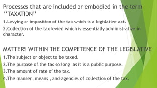 chapter 13 taxation in the Philippine setting | PPTX