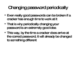 Computer Privacy:Passwords-Mike B. | PPT