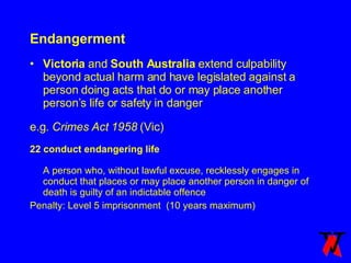 Reckless Endangerment | PPT