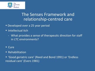 Mike Nolan: how relationship-centred care can improve patient outcomes | PPT