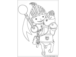 Mike the knight Colouring Pages and Kids Colouring Activities | PPSX
