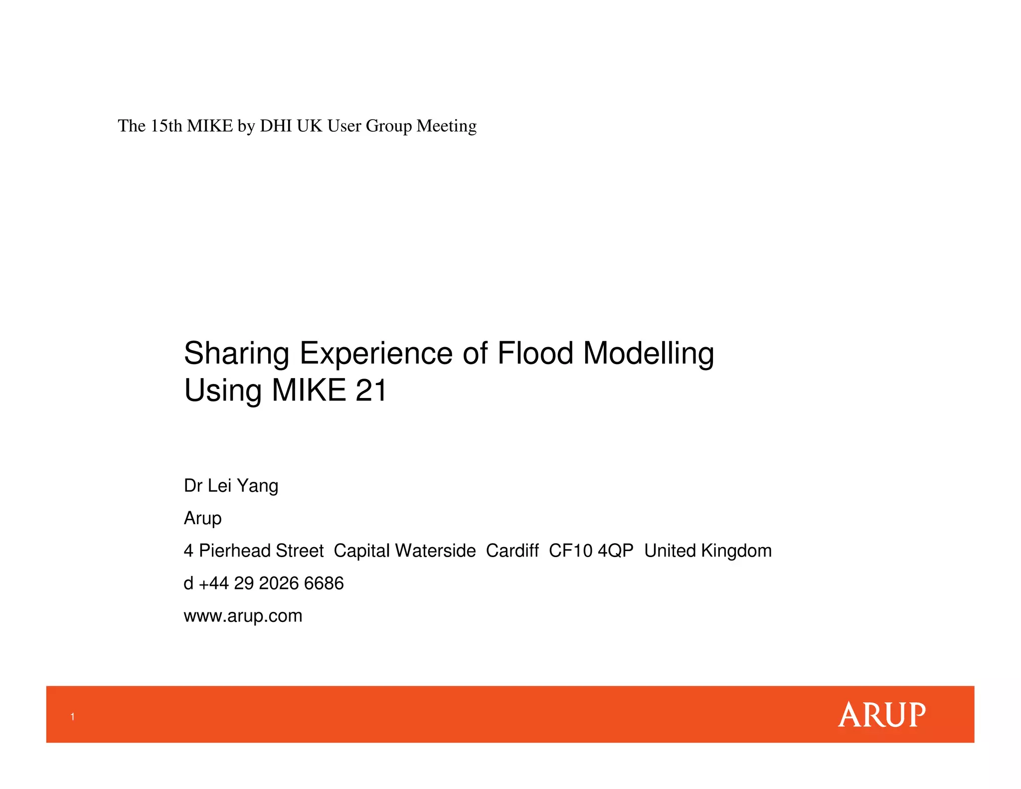 Sharing Experiences of Flood Modelling Using MIKE 21 | PDF