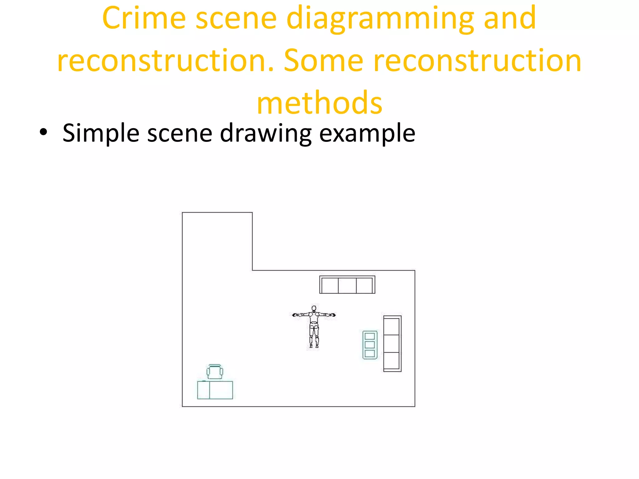Crime Scene Diagramming and Reconstruction by Det. Mike Anderson | PPTX